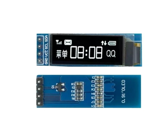 Mini 091 Zoll Oled Ssd1306 Display I2c Iic Arduino Raspberry 128x32