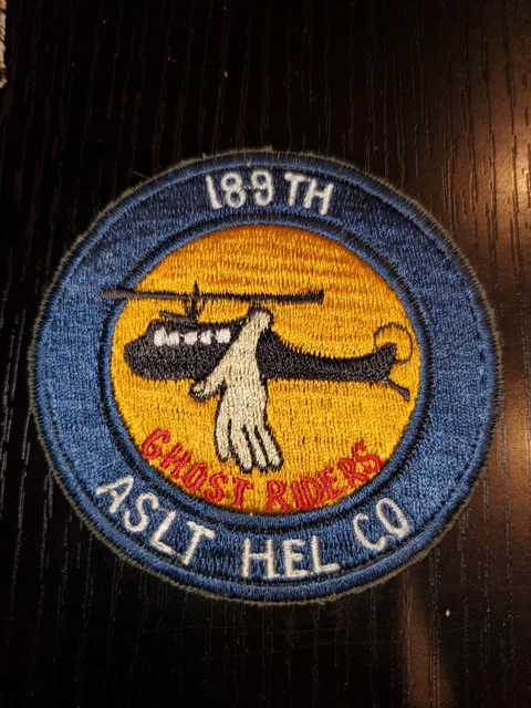 1960S 70S US Army 189th Aviation Helicopter Assault Company Patch L@@K ...