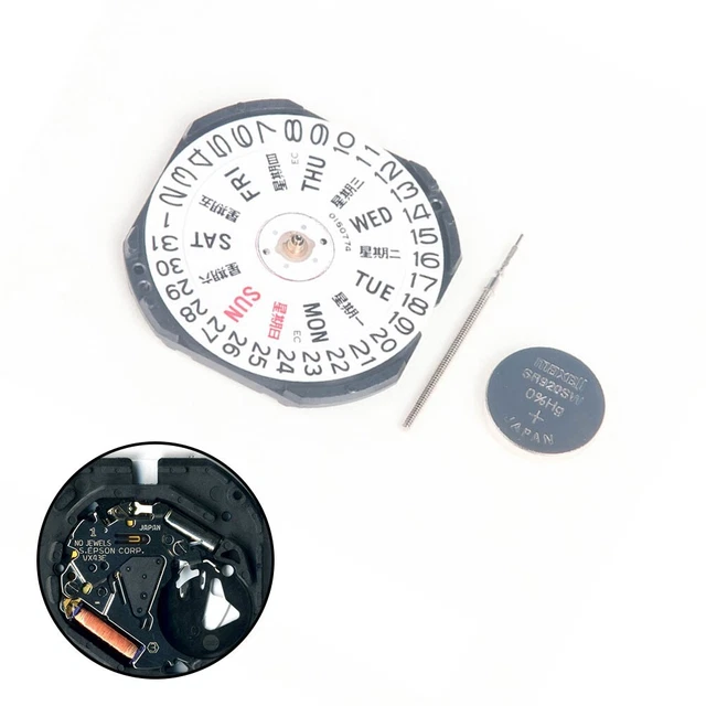 RESTORE YOUR WATCH'S Functionality with For Hattori VX43 Seiko Movement ...