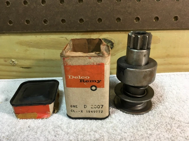 DELCO REMY D-2007 (1949772) NOS Starter Drive £26.69 - PicClick UK