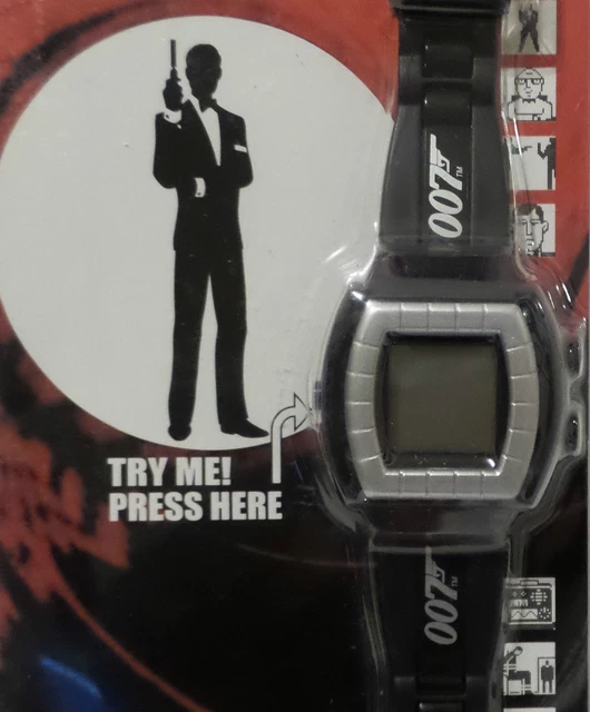 JAMES BOND : Animated Talking Watch Made By Zeon In 2000 (Tk) £55.00 ...