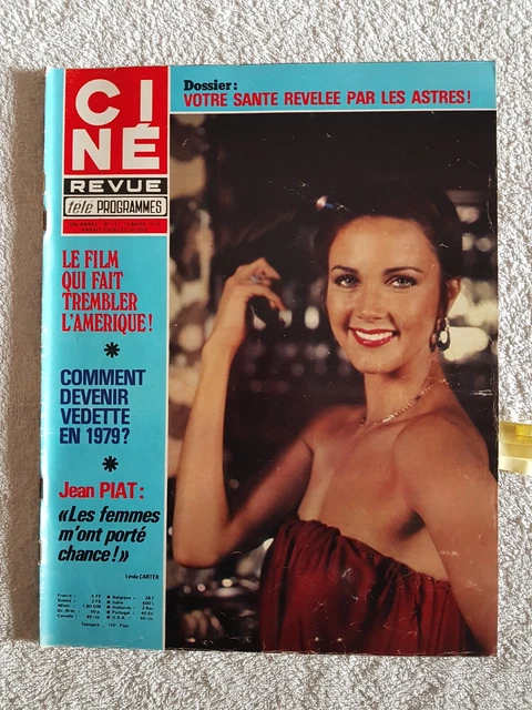 CINE REVUE N°11 1979 Lynda Carter Jean Piat Aznavour Patricia Neal ...