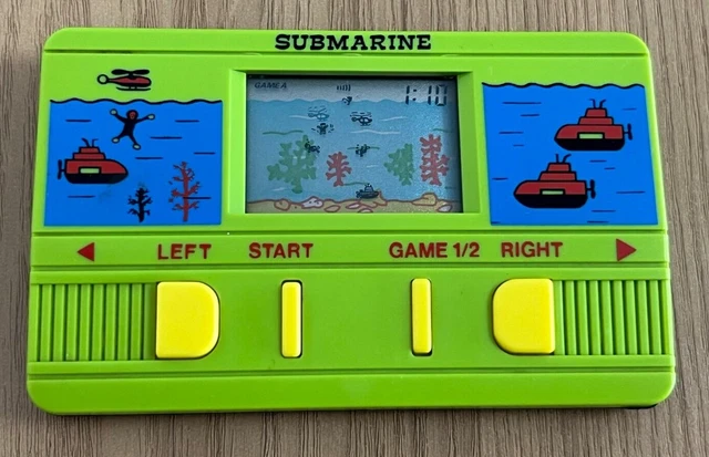 ULTRA RARE SUBMARINE Vintage 1990's LCD Game - No Sound -👽👾Retro Gift ...