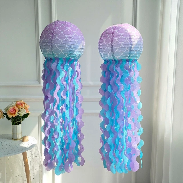 DIY MERMAID LITTLE Mermaid Themed Birthday Party Paper Lantern Party ...