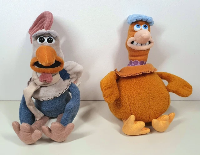 CHICKEN RUN - Fowler & Babs - Stofftier | Plüschtier Set (Dreamworks ...