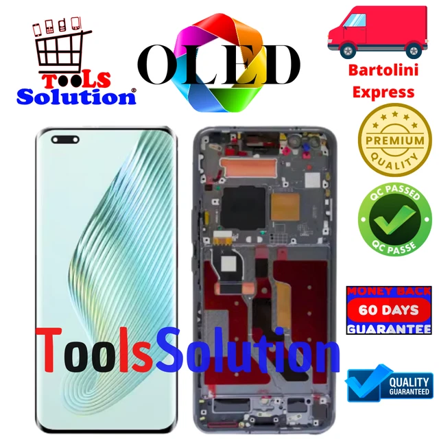LCD PER HONOR Magic 5 Pro Display Oled Pari Originale Con Frame Black ...
