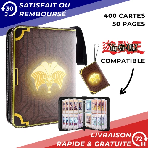 ALBUM CLASSEUR COLLECTION Carte Standard 400 Pochette 50 Pages Yugioh ...