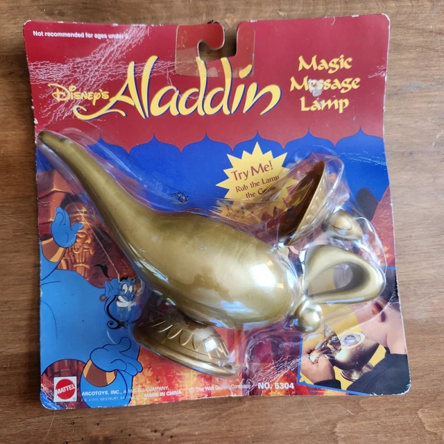 NEW DISNEY'S ALADDIN Magic Message Lamp Mattel 1992 #5304 £30.70 ...