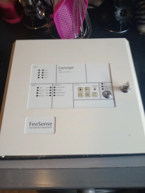 FIRESENSE CONCEPT 4 zone 2wire fire alarm panel. New. Old stock. Rare. £150.00 - PicClick UK