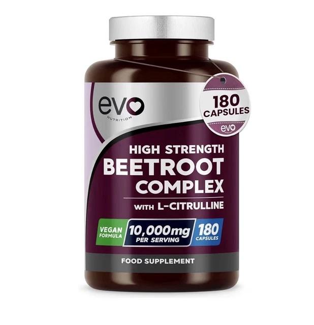 BEETROOT COMPLEX & L-Citrulline 10,000mg 180 Capsules High Strength ...