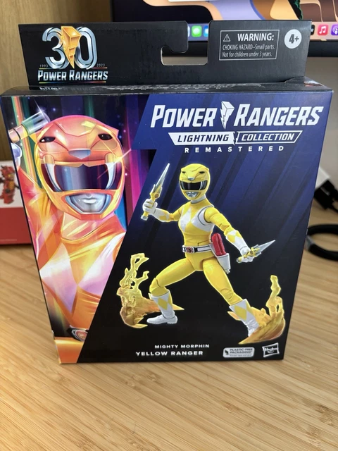 POWER RANGERS LIGHTNING Collection Remastered MMPR Yellow Ranger £29.99 ...