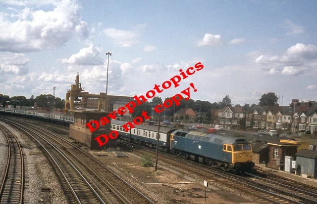 ORIGINAL 35MM Slide Diesel/Steam Train/Railway 47507 14.40 Poole to ...