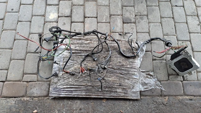 BMW E30 320I M20b20 ENGINE WIRING HARNESS LOOM +ECU from early year M20 ...