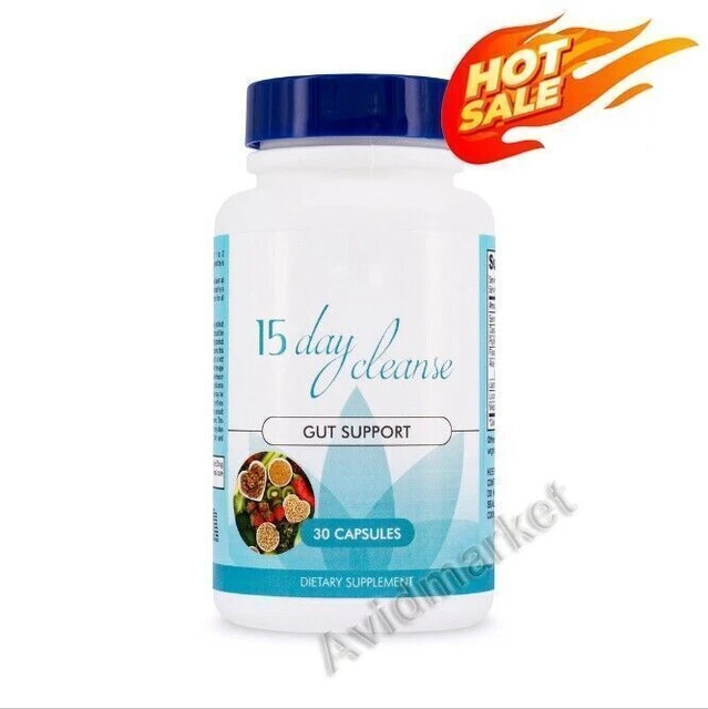 15DAY GUT RESET &Colon Cleanse Capsules-Complete Digestive Detox with ...