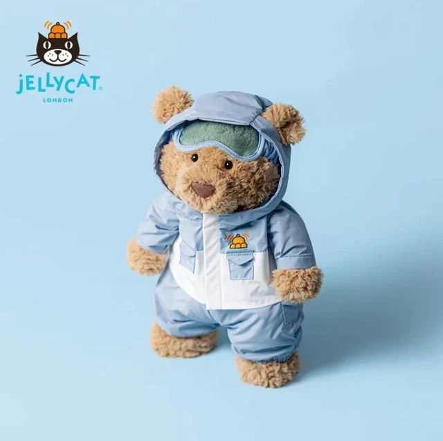 NWT JELLYCAT BARTHOLOMEW Bear & Bashful Bunny Snow Suit Plush Toy Hot ...