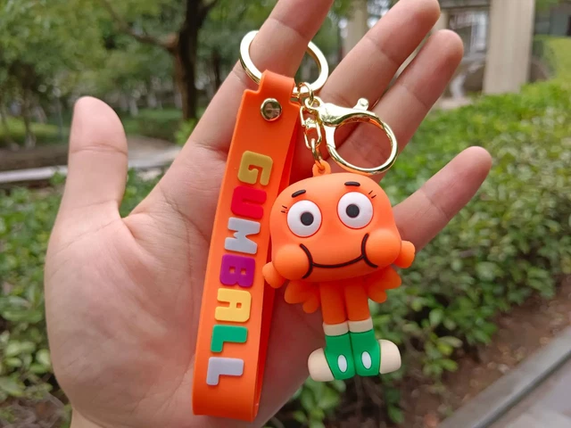 THE AMAZING WORLD Of Gumball Characters 3D Keyring Keychain Bag ...