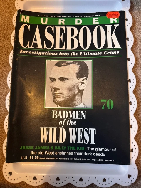MURDER CASEBOOK MAGAZINE No. 70 Bad men Of The Wild West £0.99 ...