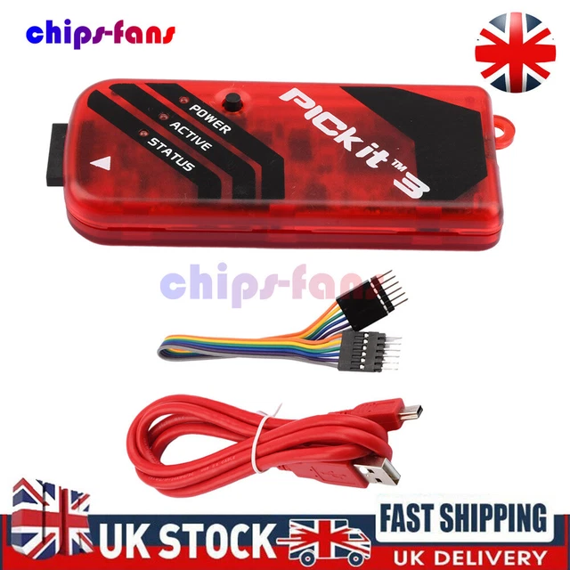 Pickit3 Microchip Original Mplab Pickit 3 Pic In Circuit Debugger Programmer Uk £2799 Picclick Uk