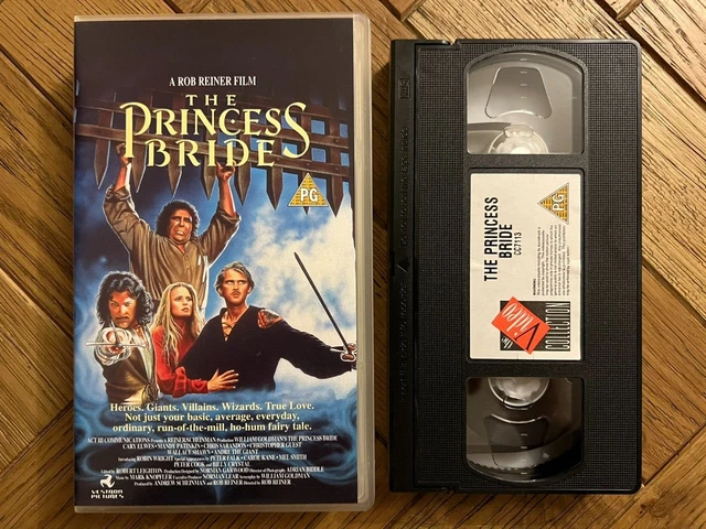 THE PRINCESS BRIDE - VHS Tape PAL Video Film Childrens Family Fantasy ...