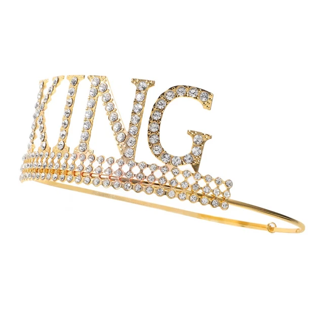 KING CROWN FOR Men Birthday King Crown Party Stage Performance King ...