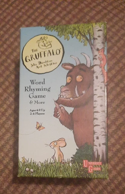 CARD GAME THE Gruffalo Word Rhyming Julia Donaldson £3.50 - PicClick UK