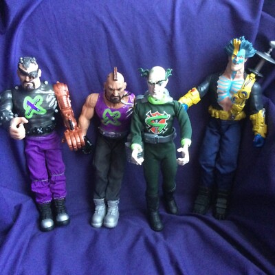 4 ACTION MAN Bundle Villains Dr Gangrene- Dr X - Tempest Toy Doll ...