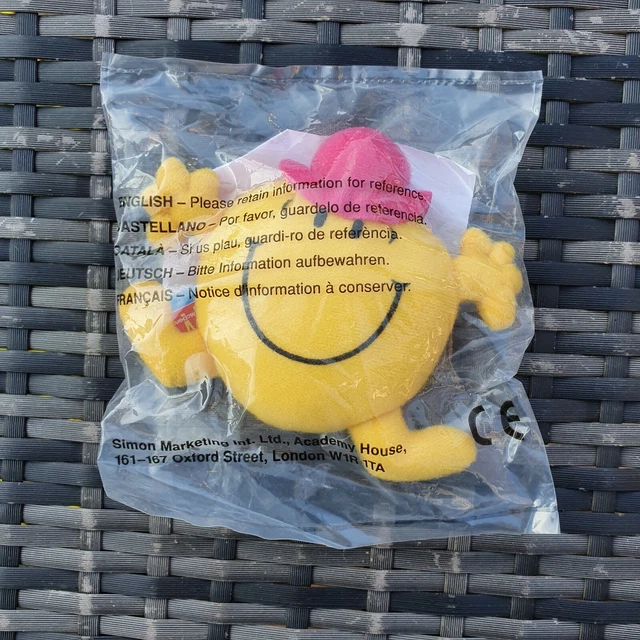 NEW 1999 MCDONALDS Mr Men & Little Miss - Mr Bounce - Plush Soft Toy ...