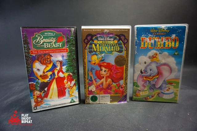 DISNEY THE LITTLE Mermaid, Beauty and the Beast, Dumbo VHS Bundle FREE UK Post £11.21 - PicClick UK