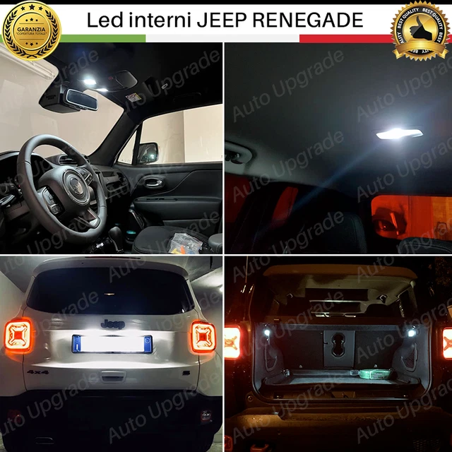 KIT LED INTERNI Per Jeep Renegade Kit Completo + Luci Targa Led Canbus ...