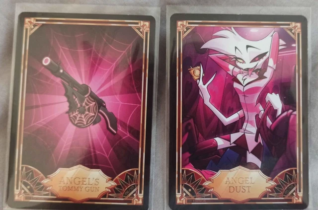 HAZBIN HOTEL ANGEL dust (05/50) + Tommy Gun (06/50) Trading cards First ...