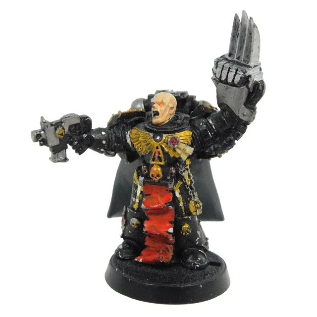 WARHAMMER 40K SPACE Marine Chaplain Figure Lightening Claw Bolt Pistol ...