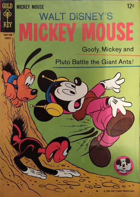 GOLD KEY WALT disney's MICKEY MOUSE N°102 aout. 1965 (10027-508) EUR 5 ...