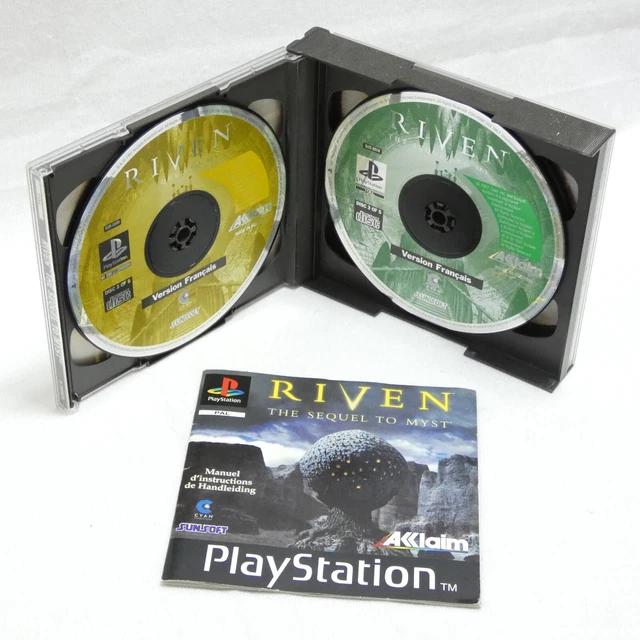 RIVEN THE SEQUEL To Myst Playstation 1 Jeu Console Ps1 Complet Notice ...