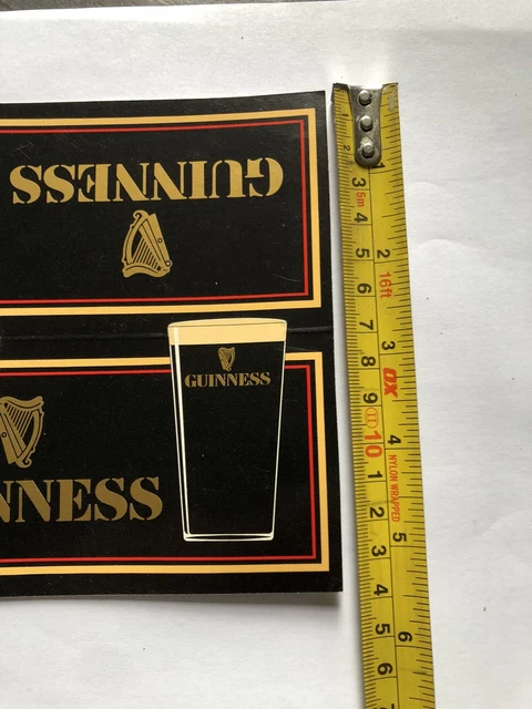 VINTAGE GUINNESS TENT Card Pub Bar Collectable £7.59 - PicClick UK