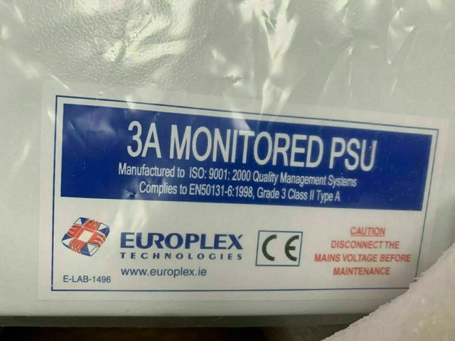 EUROPLEX 8075HC 3GS 3A Intellipower PSU Node intruder alarm system new ...