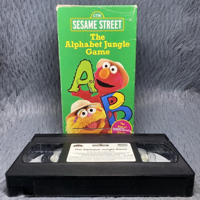 SESAME STREET - The Alphabet Jungle Game (VHS, 1998) The Muppets Elmo ...