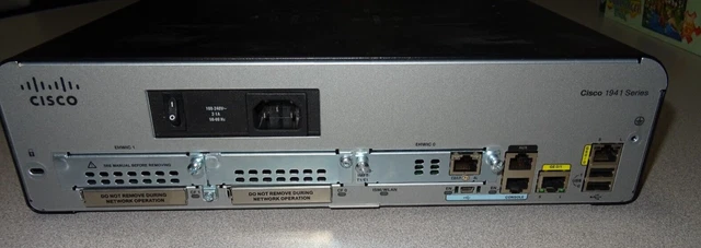 CISCO 1941/K9 INTEGRATED Services Router includes VMIC3-1MFT-T1/E1 $52. ...