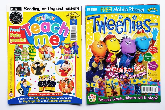 BBC TOYBOX MAGAZINE July 2003 & Tweenies Dec 2004 Bill And Ben Noddy ...