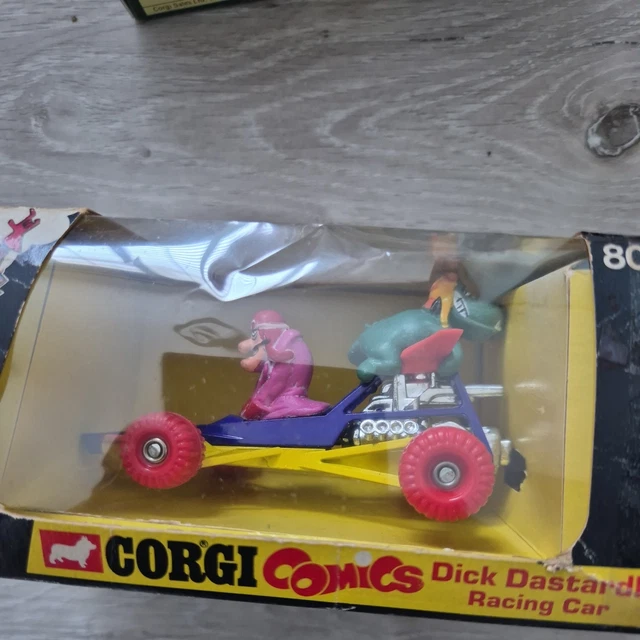 1970/73 CORGI 809 Dick Dastardly racing Car w/Muttley Wacky Races in ...
