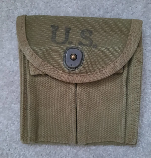 ORIGINAL UNISSUED WW2 US army Navy USMC M1 Carbine magazine pouch £35. ...