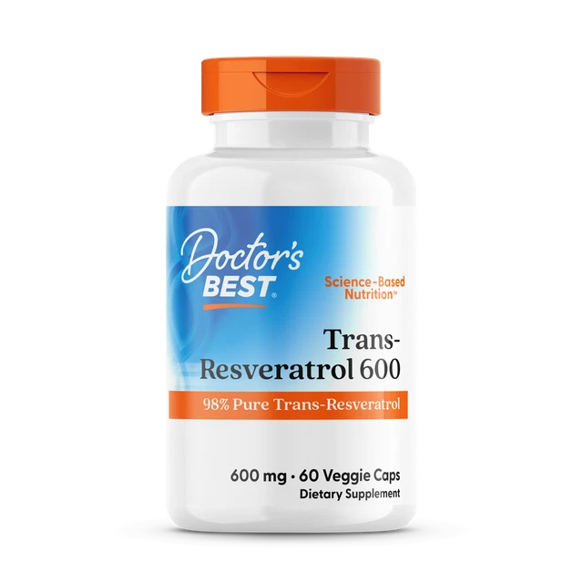 TRANS-RESVERATROL 600, 600 Mg, 60 Veggie Caps £49.72 - PicClick UK