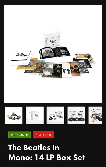 THE BEATLES IN Mono Vinyl Box Set 2025 Reissue [JULY PRESALE!!] 🆕 £1,025.70 - PicClick UK