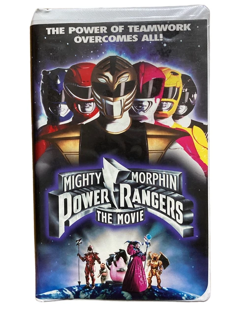 MIGHTY MORPHIN POWER RANGERS THE MOVIE Vhs Video Tape 1995 Saban Toei ...