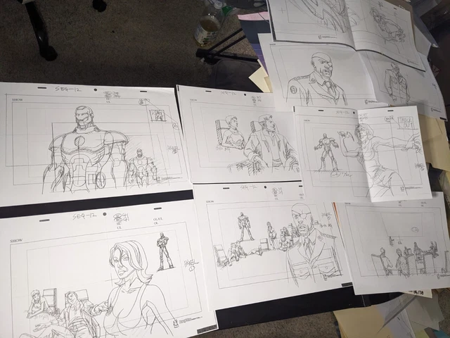 THE AVENGERS ANIMATION Cel Production Art MARVEL Comics ULTIMATE ...