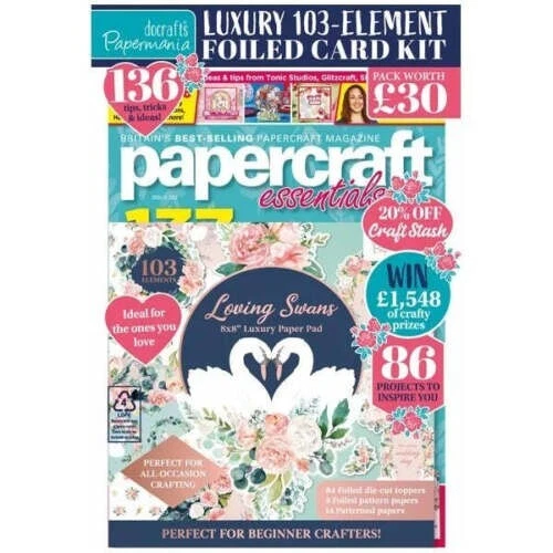 PAPERCRAFT ESSENTIALS MAGAZINE (UK) Issue #220 / 137 Projects to try £ ...