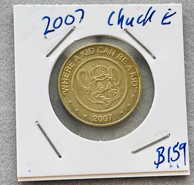 2007 CHUCK E CHEESE Game Token Original Vintage Pizza Restaurant Arcade ...