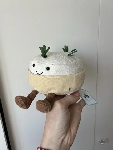 JELLYCAT AMUSABLE CAMEMBERT BNWT new unreleased summer Collection £60. ...