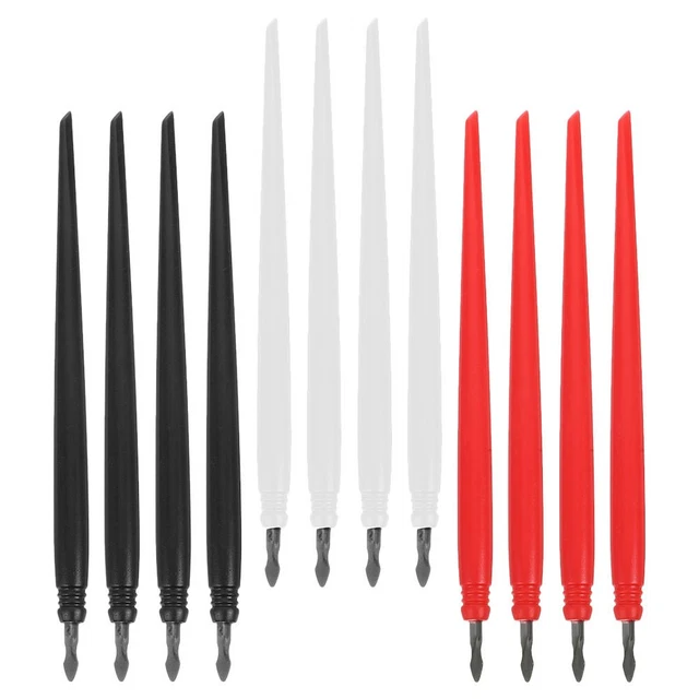12 PCS IRON Scratch Tools for Scratch Paper Artwork Metal Tip Scratch ...