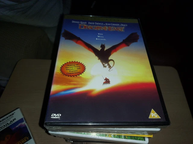 DRAGONHEART [DVD] Dennis Quaid , David Thewlis uk dvd region 2 new ...