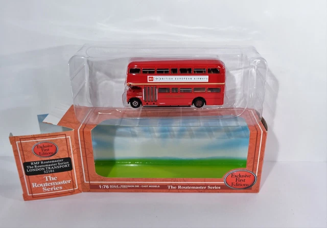 EFE RMF ROUTEMASTER BUS LONDON TRANSPORT BEA 1:76 32101 Diecast Model ...